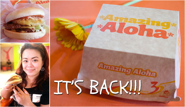 Jollibee Amazing Aloha Burger is BACK! Jollibee Amazing Aloha Burger is BACK!